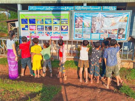 လိပ်သိုမြို့တွင် မူးယစ်ဆေးဝါးအန္တရာယ် တားဆီးကာကွယ်ရေး အသိပညာပေး နံရံကပ