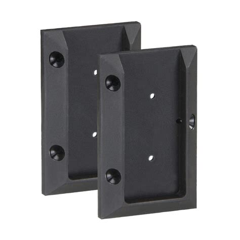 Deckorators Nominal 2x4 Railing Connectors Black 2 Pack Schillings