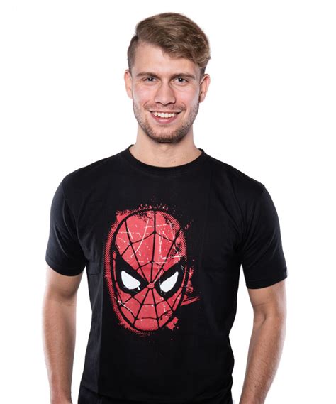 Marvel Comics Spiderman Mask Póló Xs Shop Leet Hu