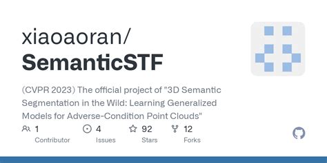 GitHub Xiaoaoran SemanticSTF CVPR The Official Project Of D Semantic Segmentation In
