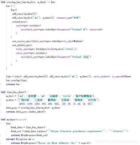 内网利用 Django 及 Pyecharts 做数据分析展示局域网数据展示 Csdn博客