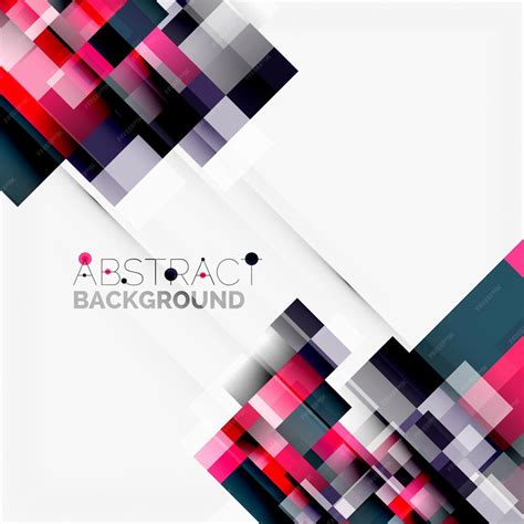 Premium Vector Abstract Vector Blocks Template Design Background Simple Geometric Shapes On
