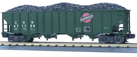 Chicago And North Western O Scale Premier 4 Bay Hopper Car Mth Trains