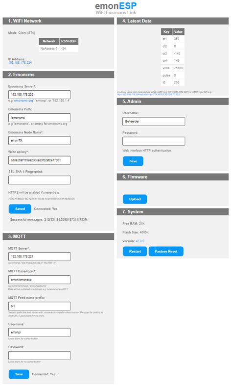 Setup EmonTXv3 EmonESP And Local Emoncms Feeds Are Not Created