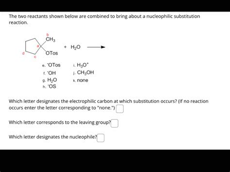 solved the two reactants shown below are combined to bring