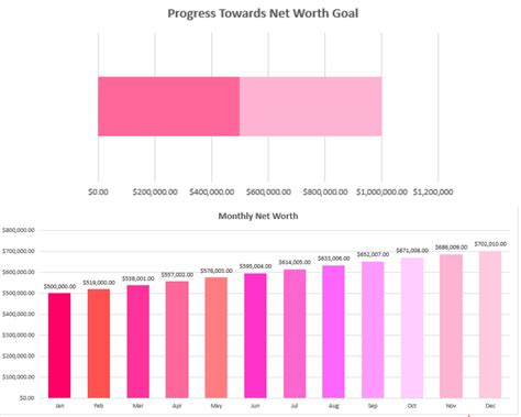 Net Worth Tracker Template Excel Track My Net Worth Net Worth
