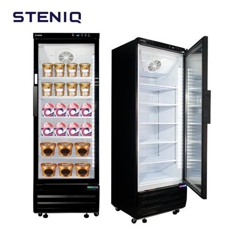 수직 아이스크림 냉동고 쇼케이스 스테닉 Ft 499far 아이스메카