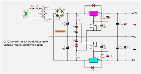 Simple 12 Volt Dc Power Supply Circuit Diagram For Beginners