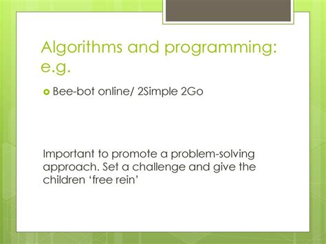 Computer Science In The Computing Curriculum Ks1 Ppt Download