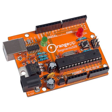 orangepip segments 328 build your own arduino kit rapid electronics