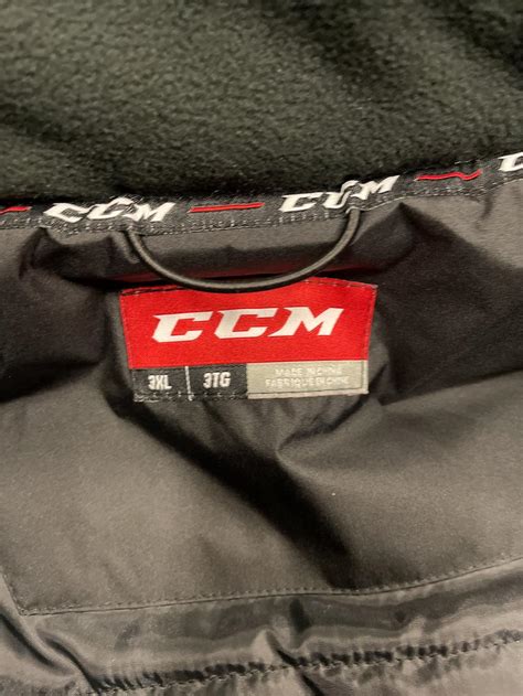 Black Adult Xxxl Ccm Winter Jacket Sidelineswap