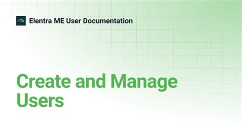 create and manage users elentra me user documentation