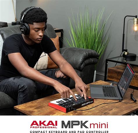 AKAI Professional MPK Mini Mk Key USB MIDI Keyboard Controller With Back EBay Australia