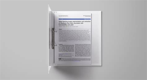 Deep Learning Image Segmentation And Extraction Of Blueberry Fruit Traits Associated With