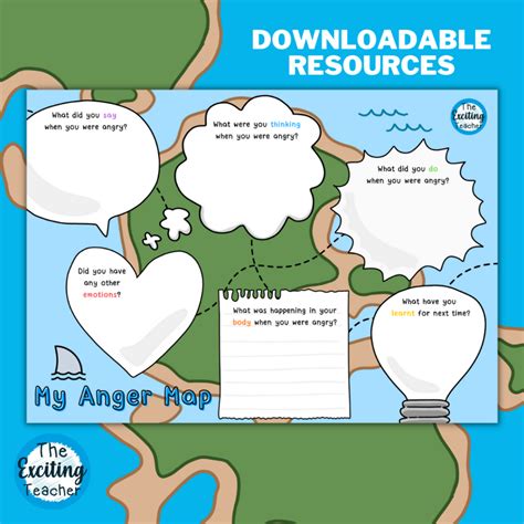 My Anger Map Mapping Big Emotions And Acknowledging Thoughts