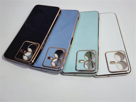 Vivo Y TPU Gold Chrome Back Cover BT Limited Edition Store