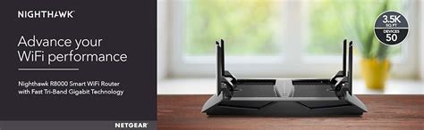 Amazon Com NETGEAR Nighthawk X6 Smart Wi Fi Router R8000 AC3200 Tri Band Wireless Speed Up