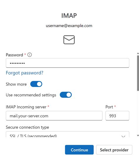 Microsoft Outlook New For Windows Imap And Smtp Over Ssl Online