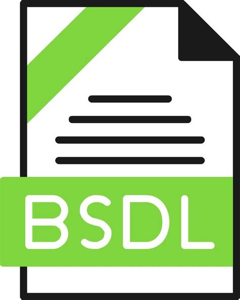 Bsdl Icon Design 50856227 Vector Art At Vecteezy