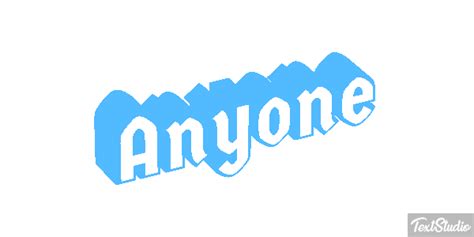 Anyone Word Animated  Logo Designs