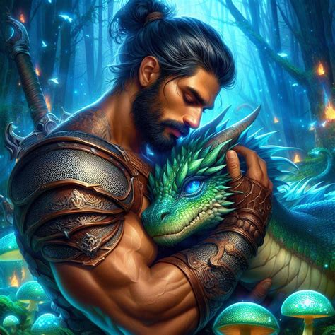 “ill Protect You” Human With Dragonling By Bing Ai Art R Dragon