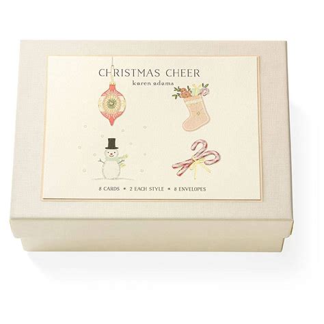 Christmas Cheer Note Card Box Paper Source