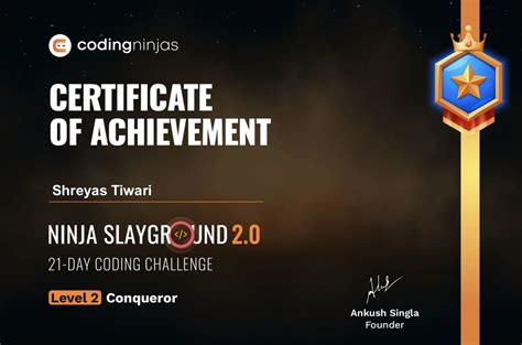 Ninjaslayground Codingninjas Technology Consistency Codingjourney