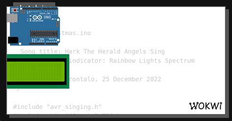 Arduino Music Box Merry Christmas Wokwi Esp32 Stm32 Arduino Simulator