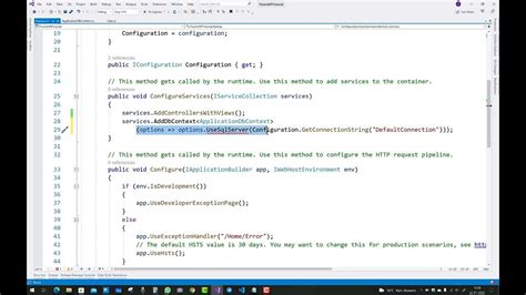 Fix No Database Provider Has Been Configured For This Dbcontext Youtube