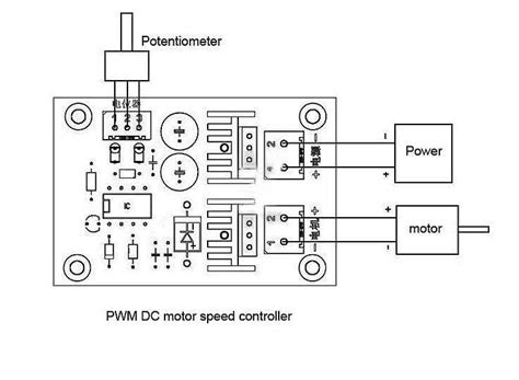 A Simplified Circuit Diagram For Controlling V DC Motor Speed
