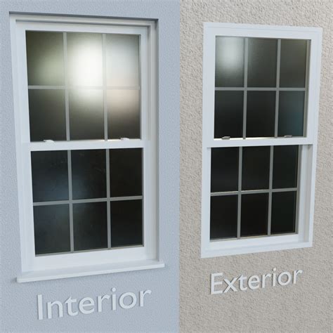 BlenderKit Download The FREE Double Hung Window Model