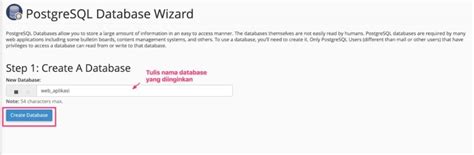 Cara Membuat Database Postgresql Di Cpanel Hosting