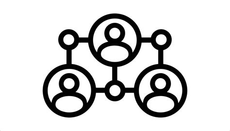 User Network Connection Icon People Linked Structure 65495060 Vector Art At Vecteezy