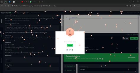 Dushyant Mittal On Linkedin Hackerrank C Learningjourney Achievement