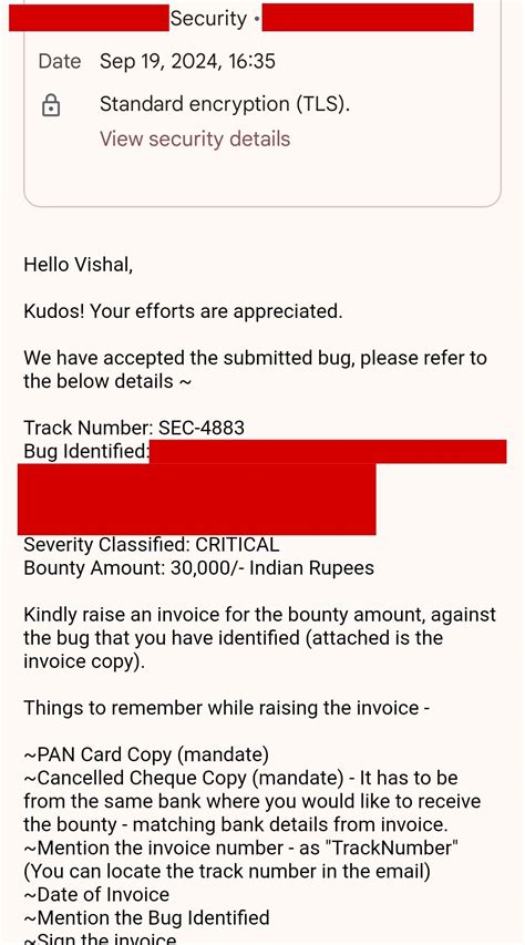 vishal barot on linkedin bugbounty cyber vapt ethicalhacking infosec