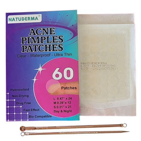 Pimple Patches Natuderma Hydrocolloid Acne Patches Invisible Ultr
