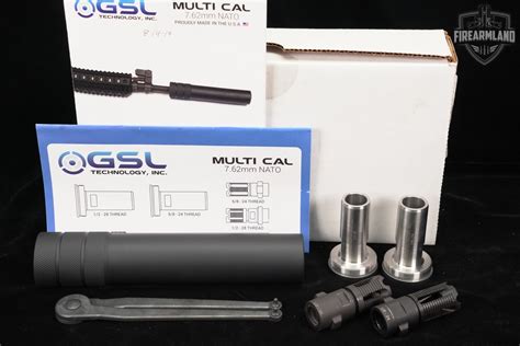 Nfa Suppressor Gsl Technology Inc Multi Cal 17 30 Caliber Mc Orig