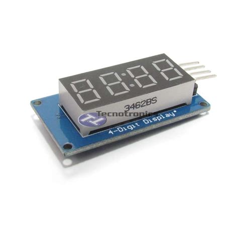 Módulo Display Segmentos Dígitos Vermelho Tecnotronics