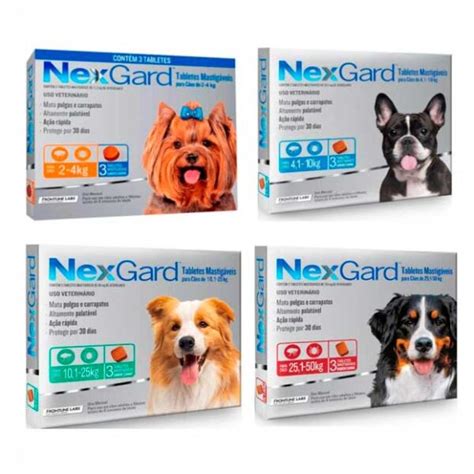 Nexgard 3 Pastilla Protege Pulgas Garrapatas Patitas Antofagasta