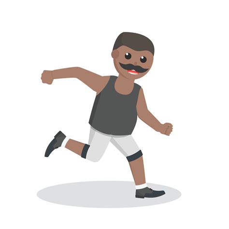 Fat Guy Running 