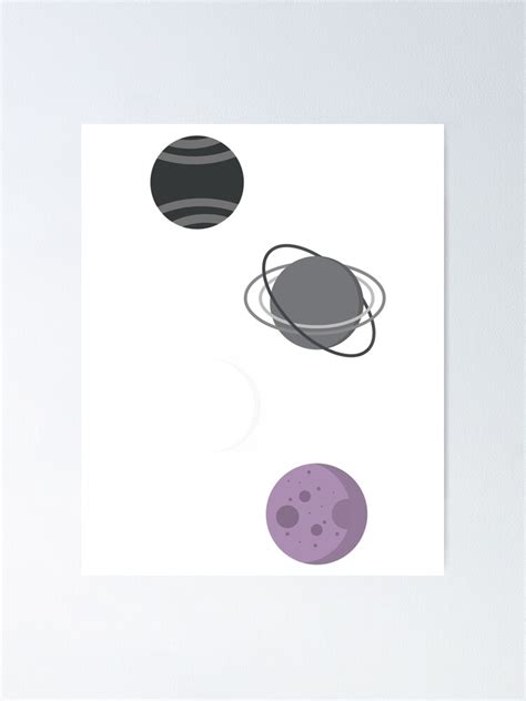 Asexual Planets Poster By Spacegarden Redbubble