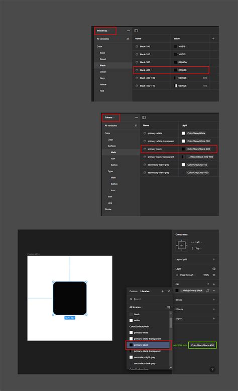 Check Primitive Color Of Token Directly In Fill Library Panel And Be
