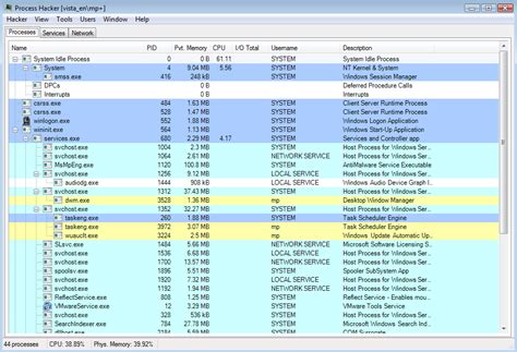 Process Hacker скачать программу бесплатно Система