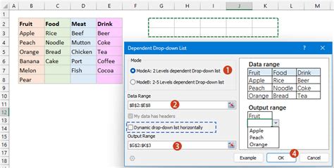 如何在excel中快速创建动态依赖下拉列表？