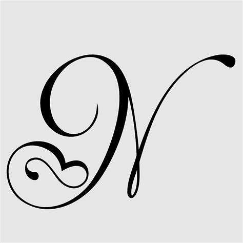 Fancy Cursive Alphabet