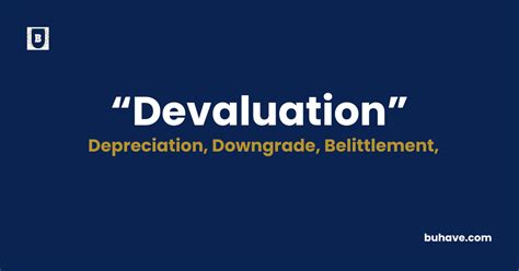 Devaluation Meaning Definition Synonym And Antonym 2025 Buhave