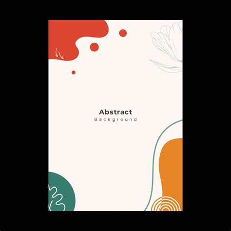 Abstract Shapes Cover Template Portrait Background 37148348 Vector Art At Vecteezy