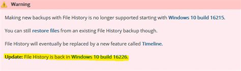 Backup Files And Folders With File History In Windows 10 Tutorials