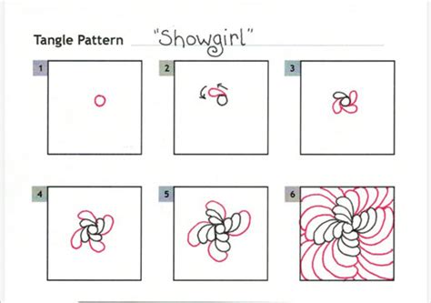 How to draw SHOWGIRL Kritzeleien Schöne muster Zeichnen