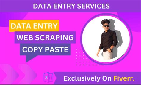 data entry web scraping excel typing copy paste work by ravi rai